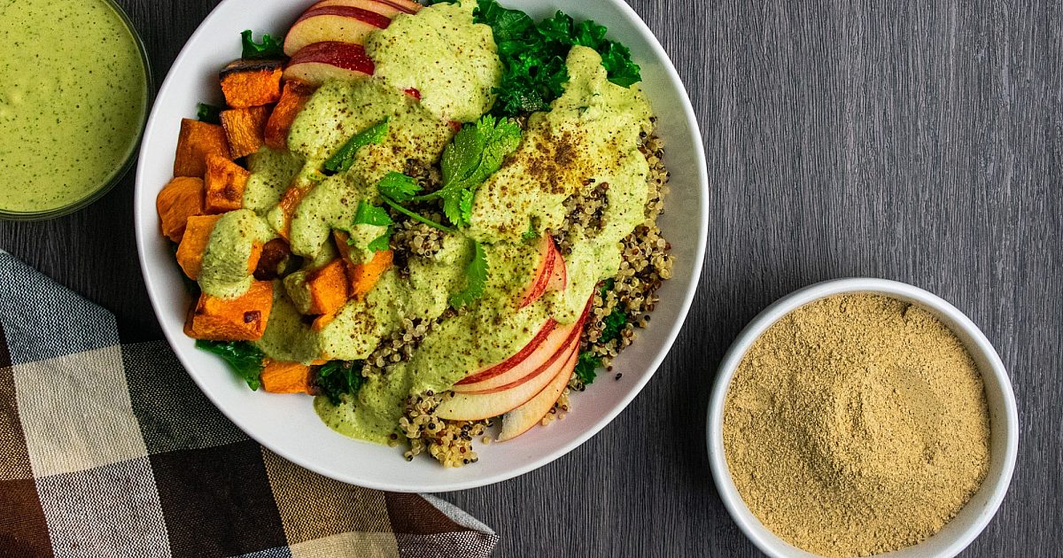 Big Bold Health | Chef Lee's harvest bowl with HTB Sprout Powder…